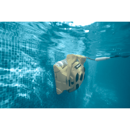 Maytronics - Dolphin WAVE 100 Robotic Pool Cleaner with Caddy – Halogen ...